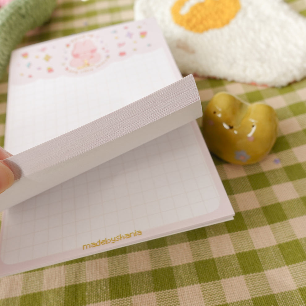 Strawberry x Sakura Notepad – madebyshania